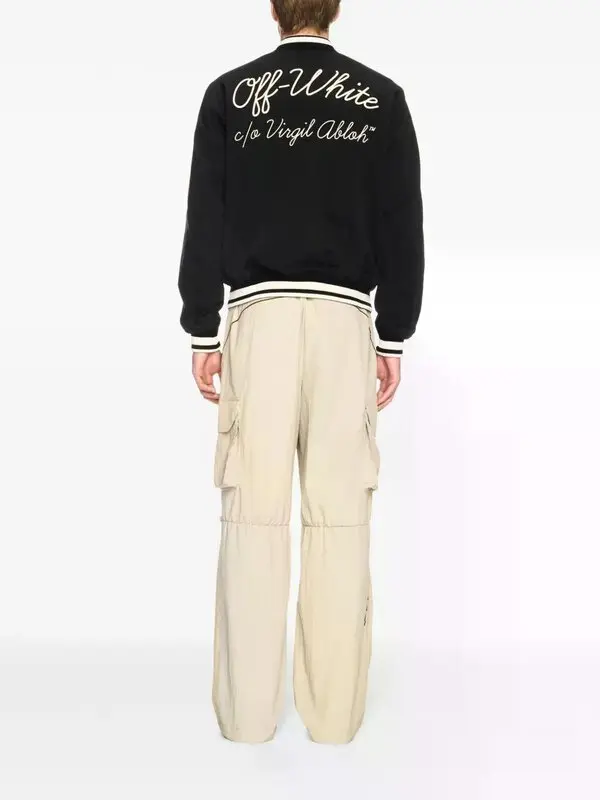 Off-White Script Varsity Jacket