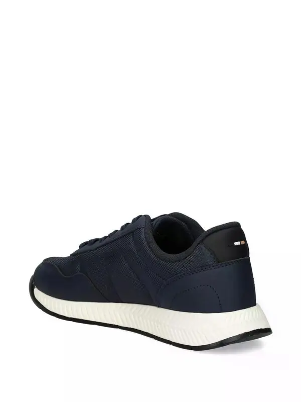 BOSS Low-top Textured Trainers - Blue