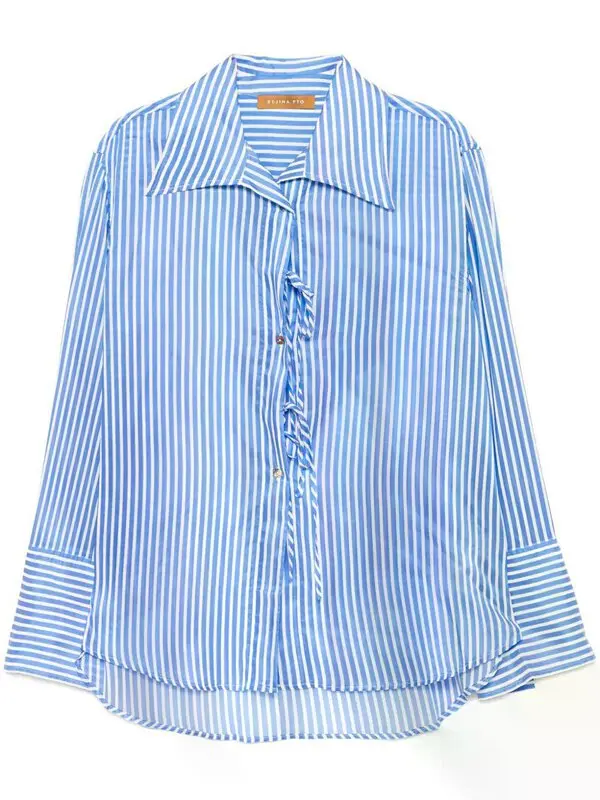 REJINA PYO Saskia Striped Shirt