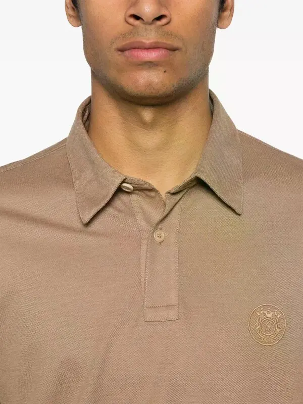 Brioni Logo-embroidered Polo Shirt