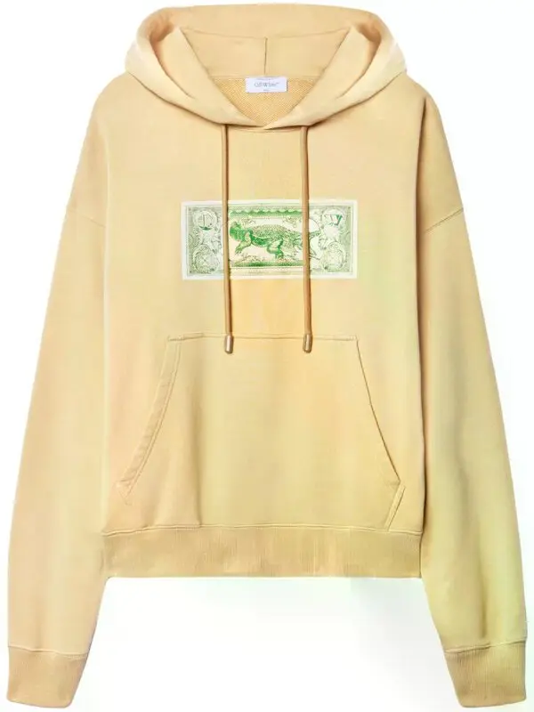 Off-White Banknote Arrow Hoodie - Neutrals