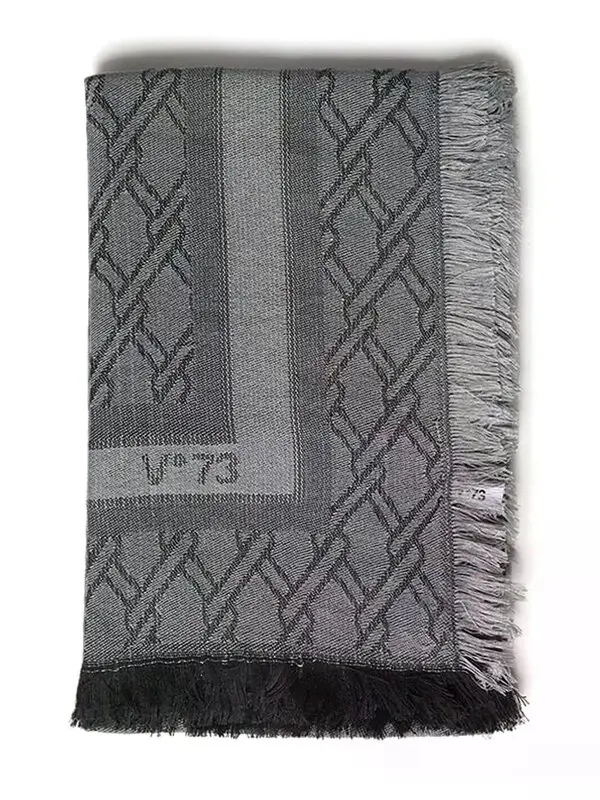 V°73 Geometric-pattern Scarf