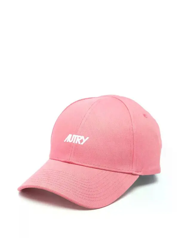 AUTRY Logo-embroidered Cap - Pink