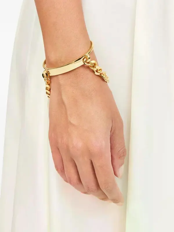 MAISON MARGIELA Chain-detail Cuff Bracelet - Gold