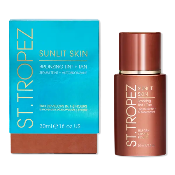 St. Tropez Sunlit Skin Bronzing Tint And Self Tan Serum - One-color