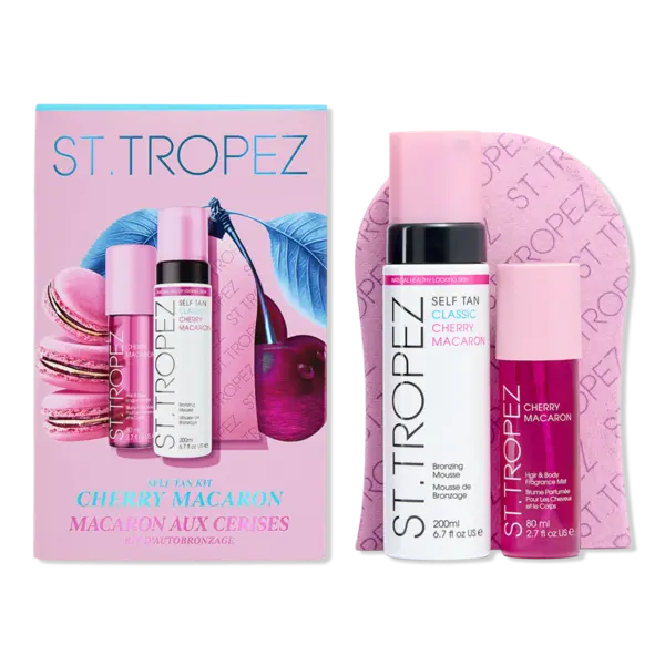 St. Tropez Cherry Macaron Self Tan And Body Mist Set