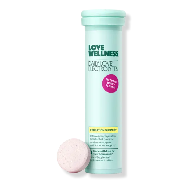 LOVE WELLNESS Daily Love Electrolytes: Hydration Tablets - One-color