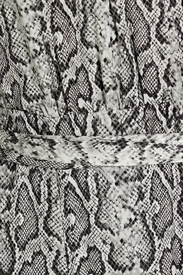 Alice + Olivia Dita Snake-print Maxi Dress