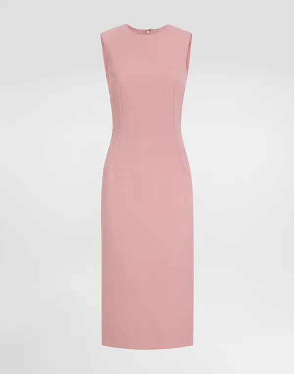 Dolce & Gabbana Wool Crepe Dress - Multicolor