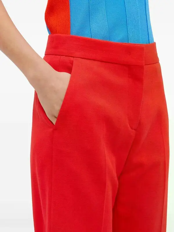 MSGM Straight Cropped Trousers