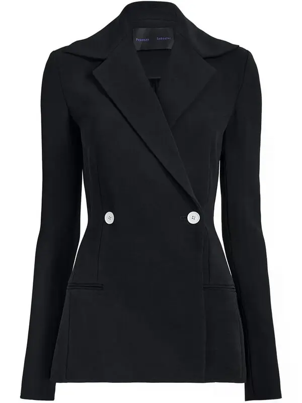Proenza Schouler Marine Blazer - Black