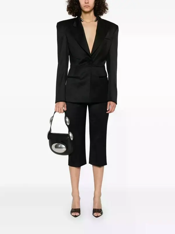 ALMAZ Wool Cropped Trousers