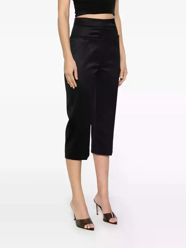 ALMAZ Wool Cropped Trousers