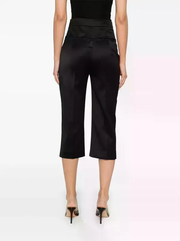 ALMAZ Wool Cropped Trousers