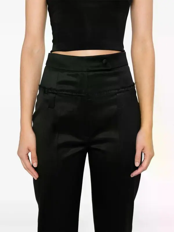 ALMAZ Wool Cropped Trousers