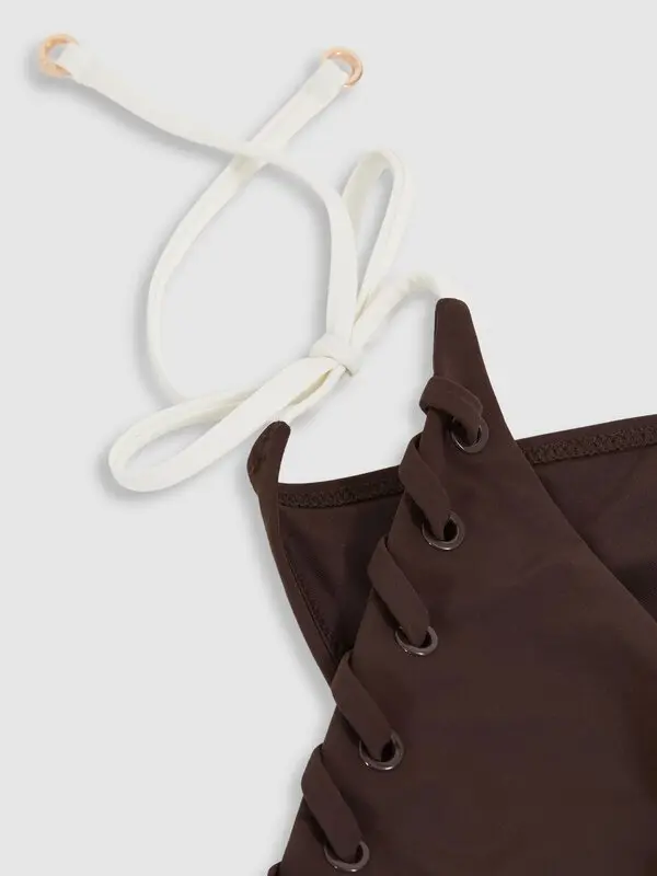 REISS Sydney Whipstitch Side-tie Bikini Bottoms