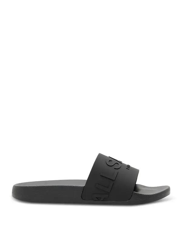 ALLSAINTS Biggy Logo Slides - Black