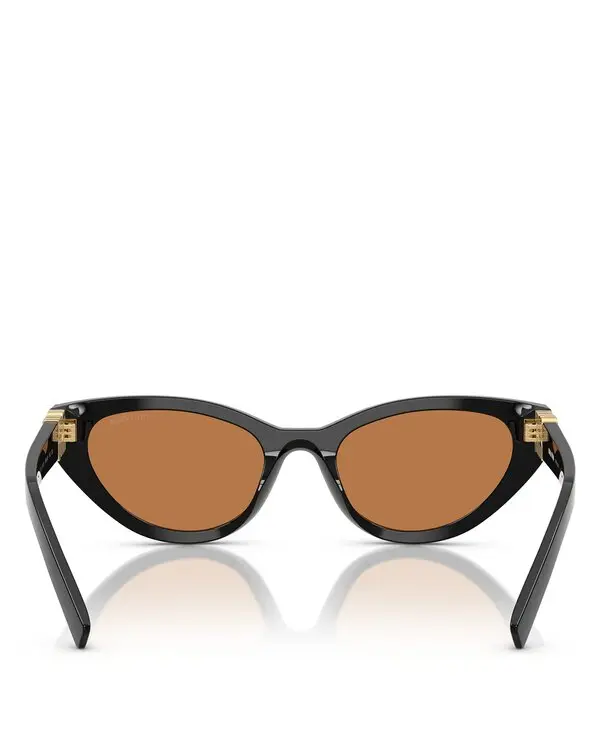 Miu Miu Signature Butterfly 54mm Sunglasses - Black/brown