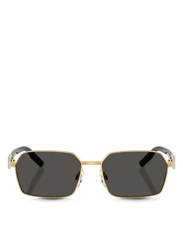 Dolce & Gabbana 56mm Rectangular Sunglasses