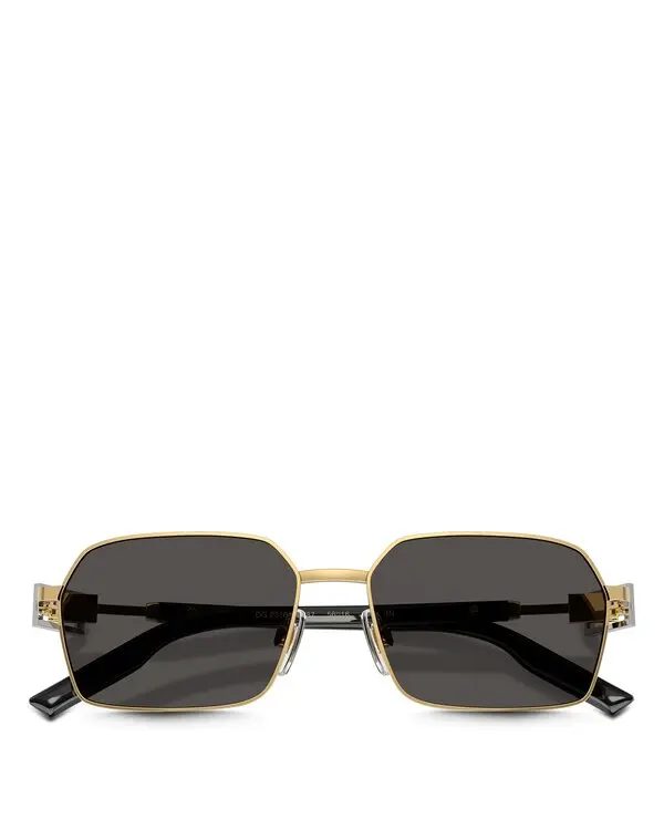 Dolce & Gabbana 56mm Rectangular Sunglasses