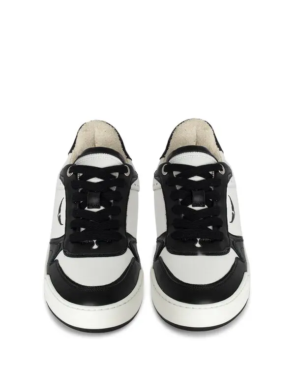 Zadig&Voltaire Wings Leather Sneakers - Noir