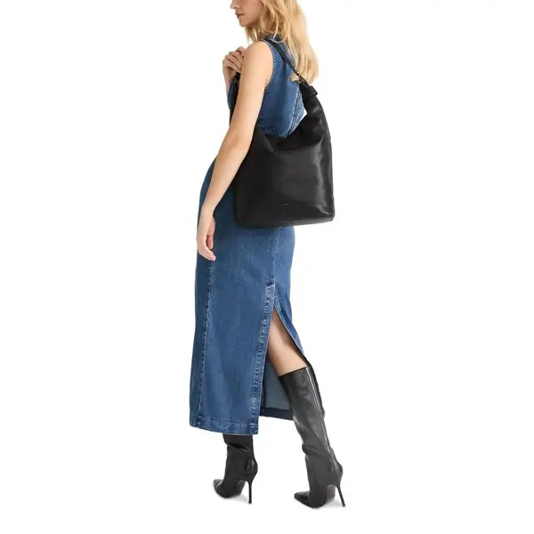Tumi Voyageur Evora Large Leather Hobo Tote Bag