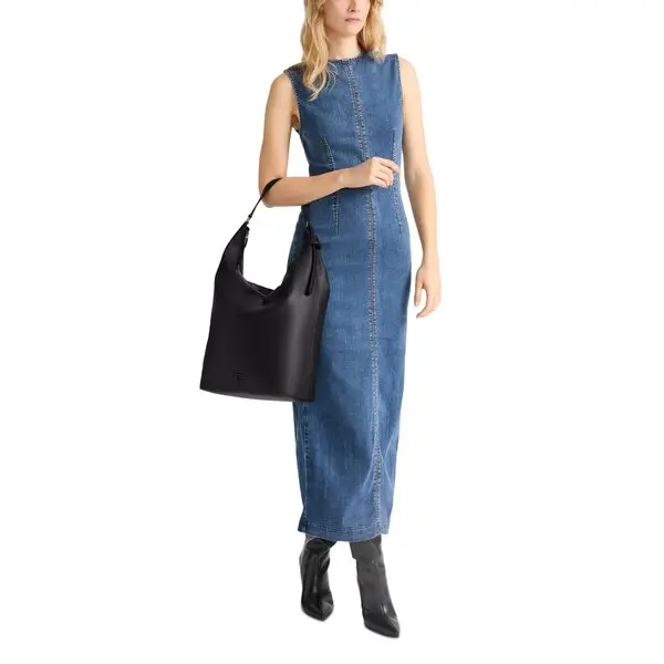Tumi Voyageur Evora Large Leather Hobo Tote Bag