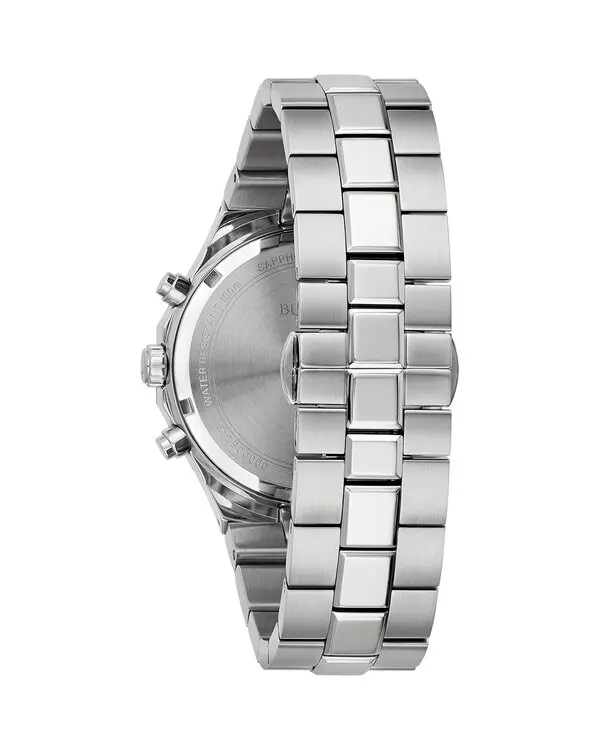 Bulova Prestige Chronograph Watch, 40mm - Gray/silver