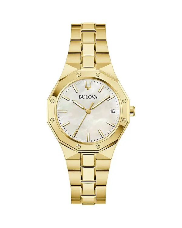 Bulova Prestige 32mm Watch - White/gold