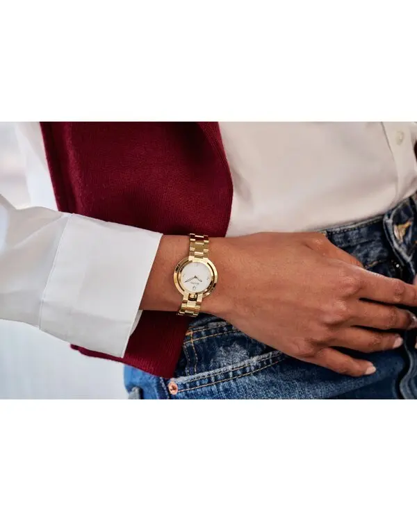 Bulova Classic Rubiyat Watch, 31mm - White/gold