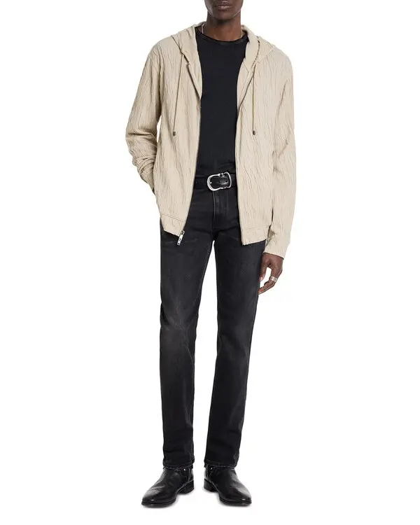 John Varvatos Ishan Hoodie - Fossil Gray