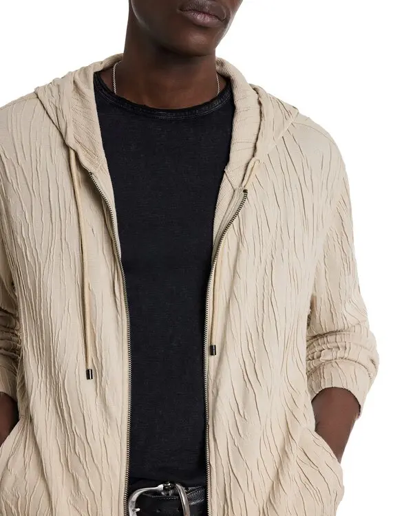 John Varvatos Ishan Hoodie - Fossil Gray