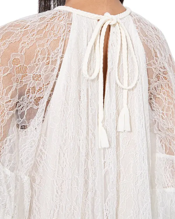 Alice + Olivia Delia Ruffle Sleeve Dress