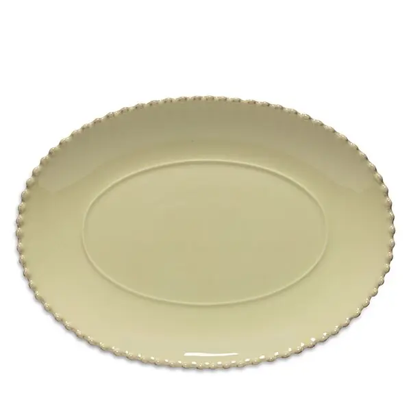 COSTA NOVA Lilly Green Pearl Oval Platter - No Color