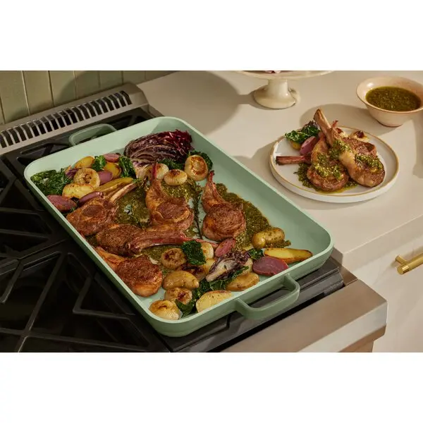 OUR PLACE Large Nonstick Griddle Pan - Sage