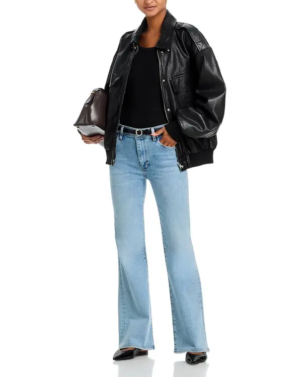 FRAME The Icon High Rise Flare Jeans - Ripple