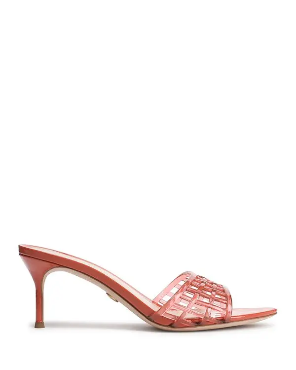 Veronica Beard Tia Jelly Sandals - Persimmon