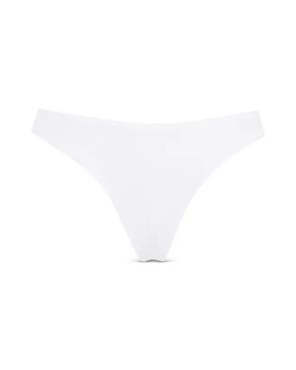 PQ SWIM Basic Ruched Bikini Bottom - White