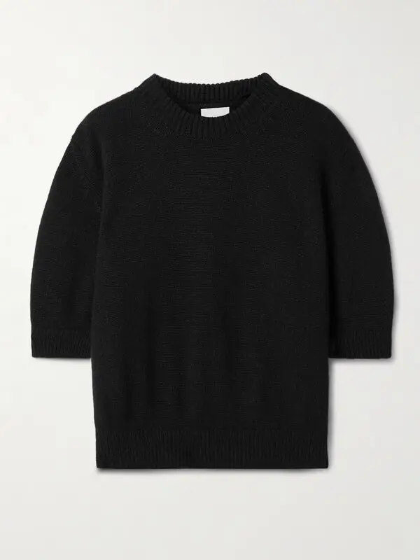 Khaite Davin Cashmere Sweater - Black