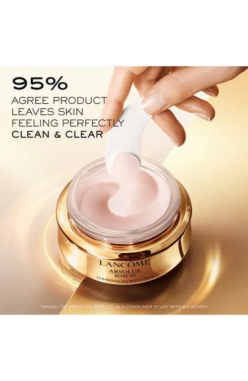 LANCOME Absolue Rose 80 Cleansing Balm-to-foam - No Color