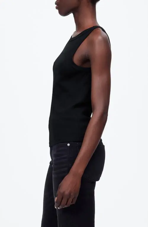 Madewell High Neck Cotton Tank