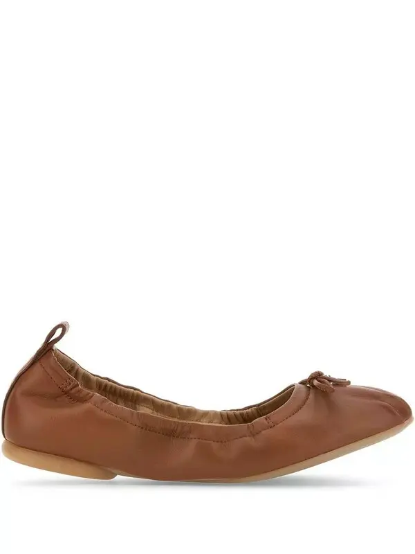 Hogan H684 Ballet Flats - Brown
