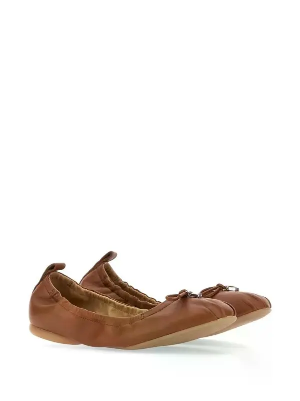 Hogan H684 Ballet Flats - Brown