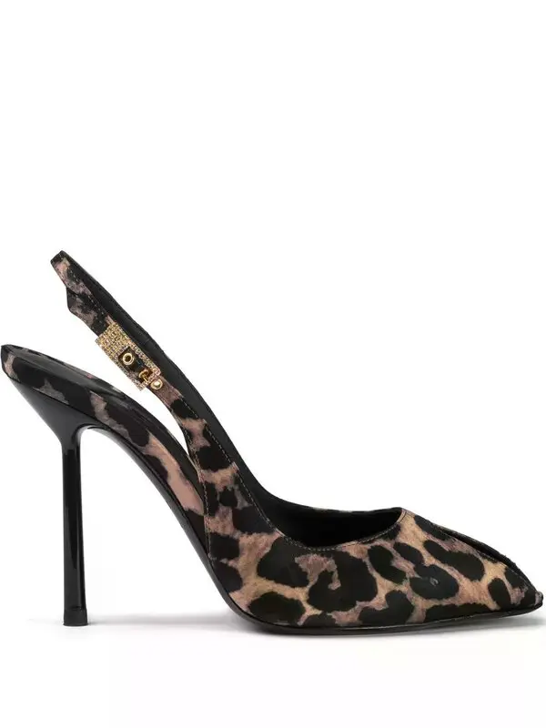 LE SILLA 100mm Clivage Pumps - Brown