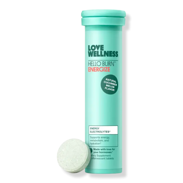 LOVE WELLNESS Hello Burn Energize: Energy Electrolytes - One-color