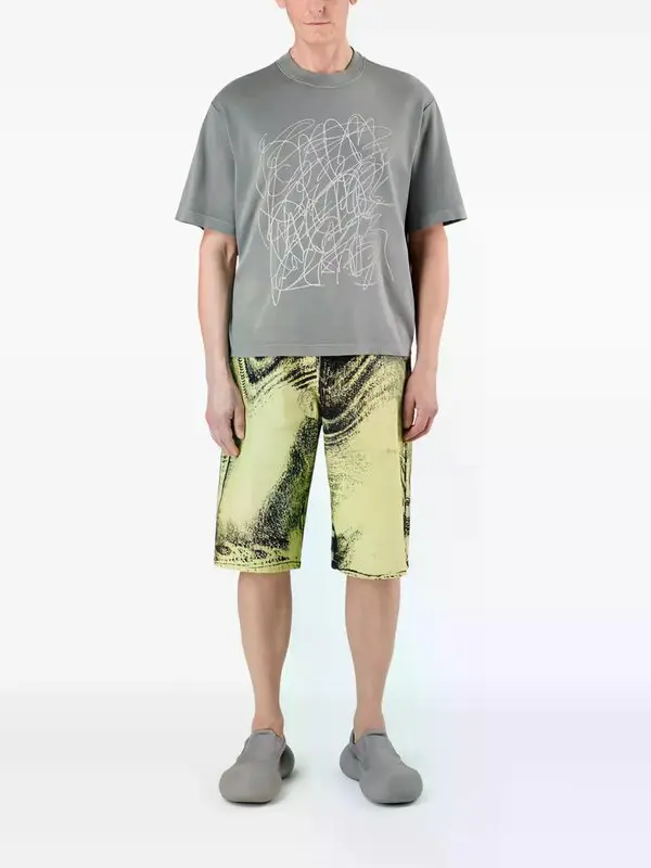 Camper Denim Shorts - Yellow