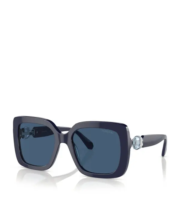 SWAROVSKI Acetate Sunglasses - Blue