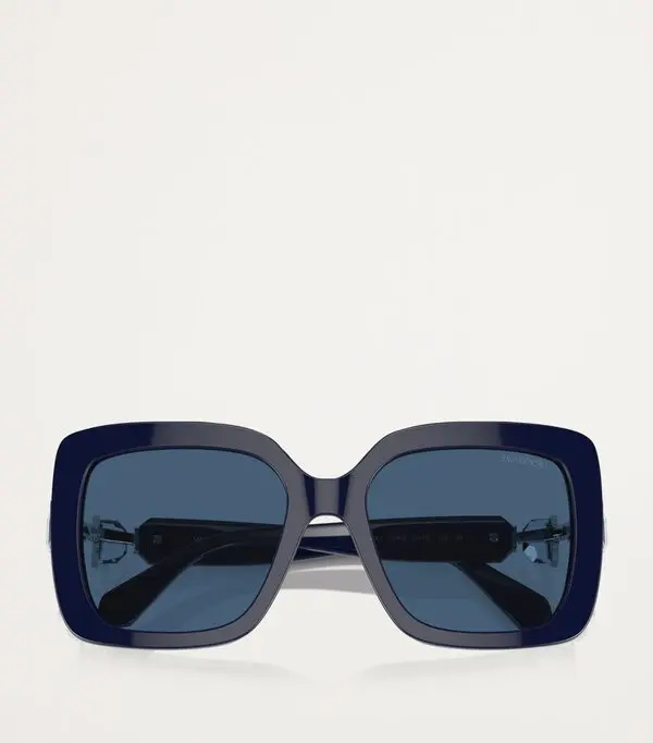 SWAROVSKI Acetate Sunglasses - Blue