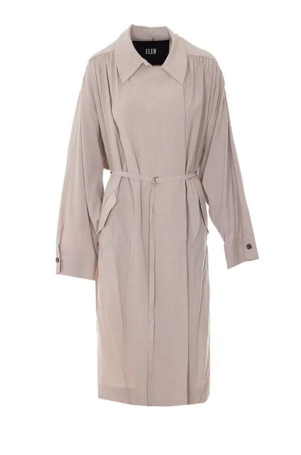 ELEH Flared Dress - Beige