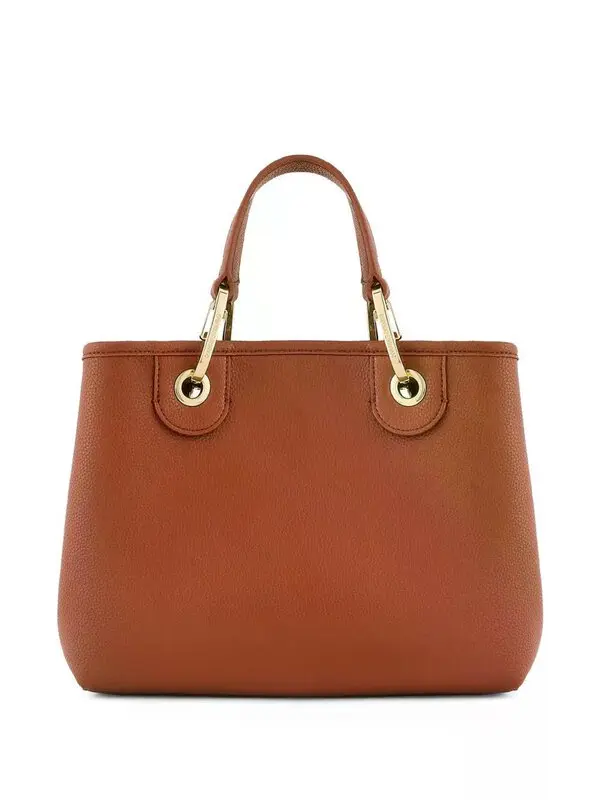 Emporio Armani Leather Tote - Brown
